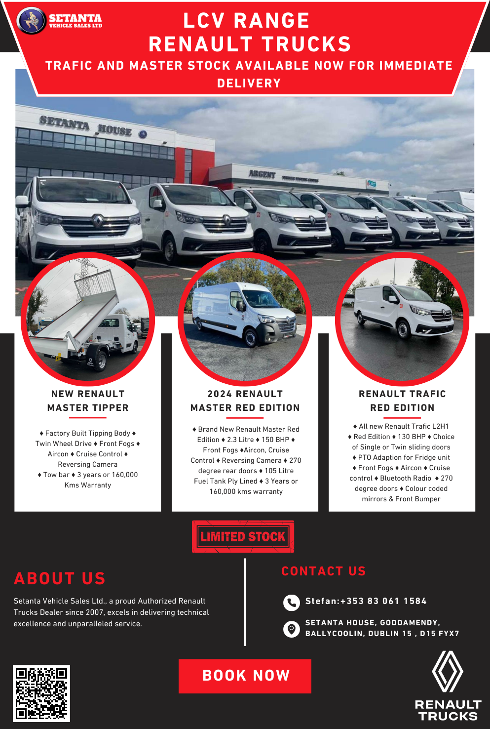 Renault Trucks LCV Range | Available Now For Immediate Delivery!
